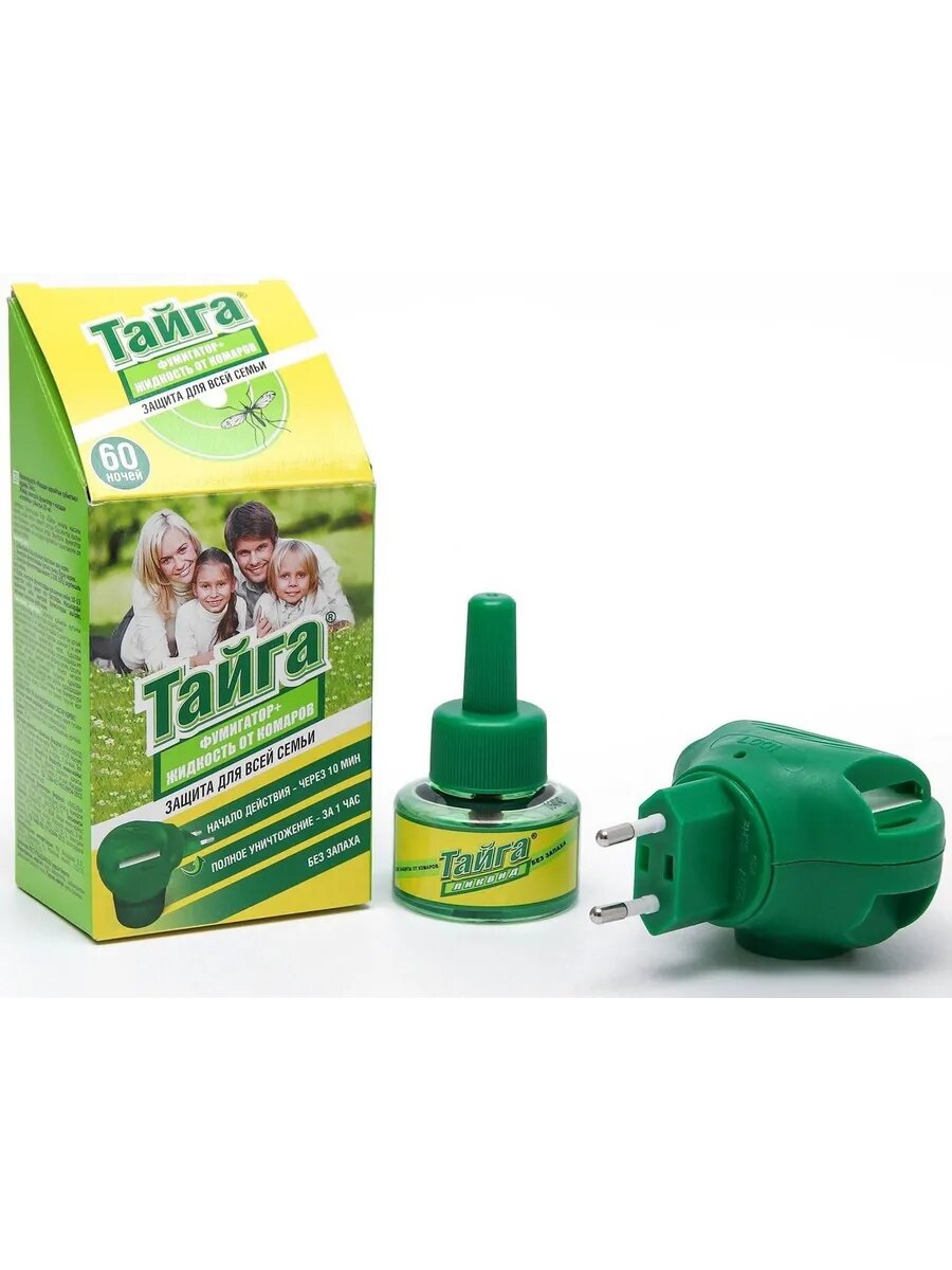 Комплект, фумигатор + жидкостной наполнитель от комаров