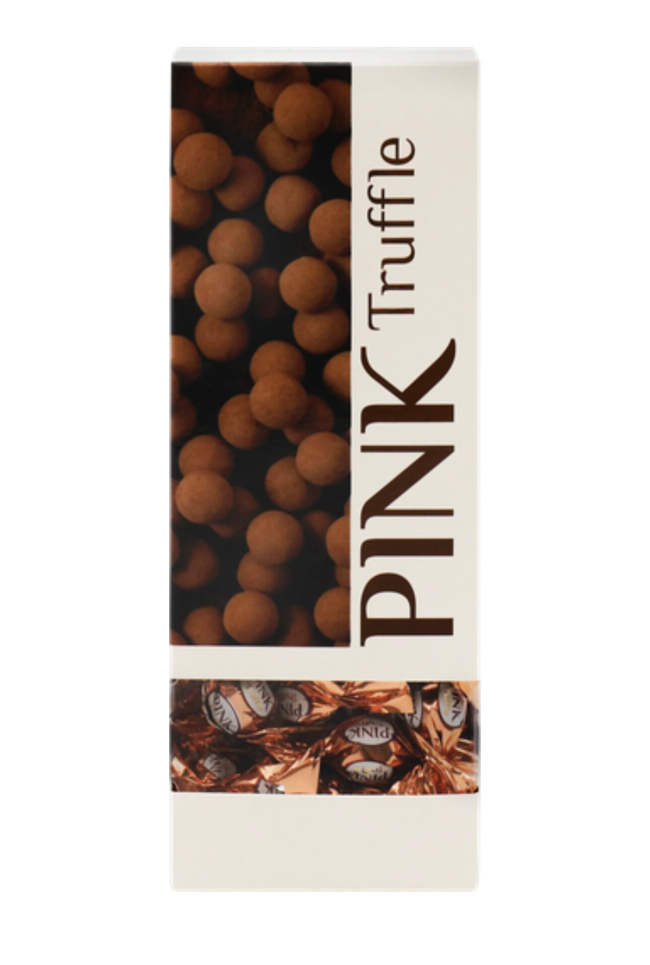 Конфеты глазированные PINK Truffle с комбинированными кремовыми начинками, 163г