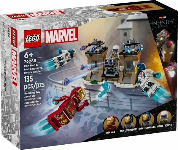 Lego 76288 Super Heroes Железный человек и Железный легион против солдата Гидры
