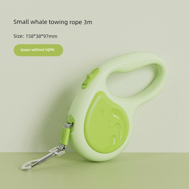 Автоматический выдвижной поводок для собак Aiwo Burger, для пород: Тедди, Бишон, Корги, Голден Ретривер, Пудель. 3M Без