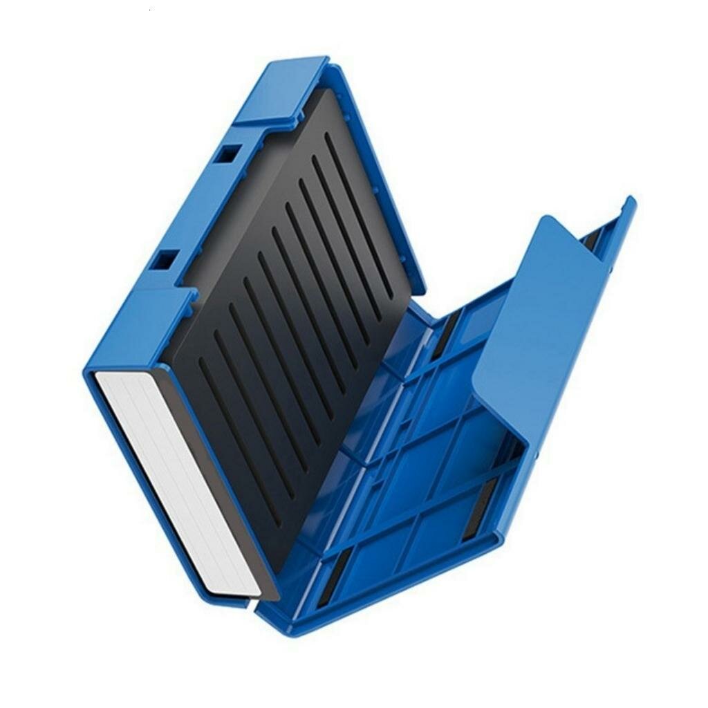 Коробка для хранения жестких дисков 2.5 и 3.5 дюйма, 10 шт. M.2 SSD, Синий