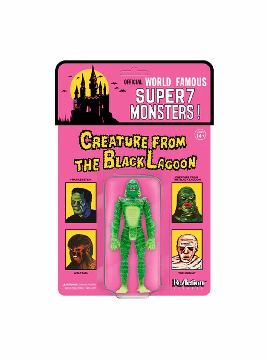 Фигурки Super7Universal Monsters Series Action Figure Super Creature (Narrow Sculpt on Card)(3.75inches)