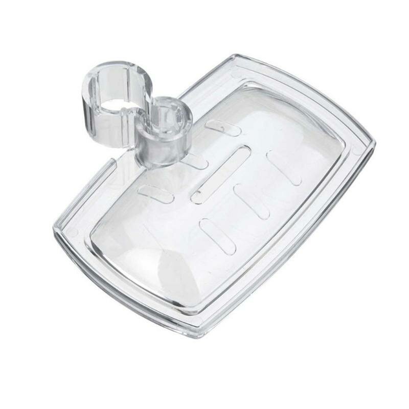 Регулируемый душевой штанг с дозатором для мыла, 45003 Прозрачный 25