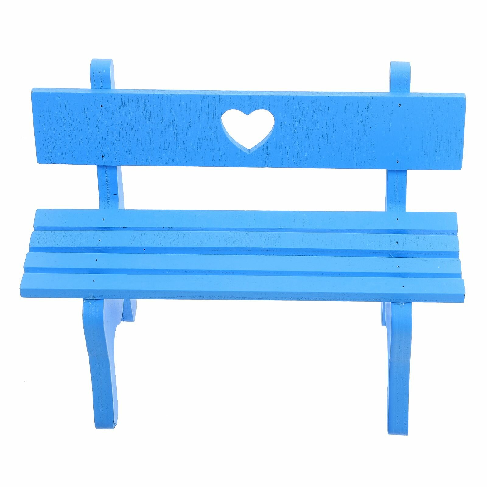 Миниатюрная Скамейка Для Сада Или Гостиной В Стиле Ретро Из Дерева И Бамбука 1Предмет