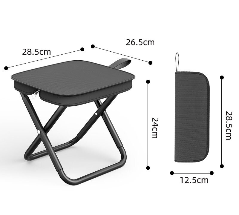 Портативный Многофункциональный Складной Стул Для Пикника И Кемпинга На Открытом Воздухе, Сверхлегкий Рыболовный Табурет, Дорожный Табурет, Рыболовные Аксессуары.