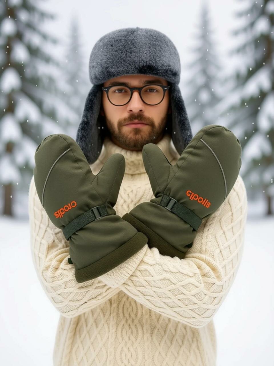 Варежки для мужчин