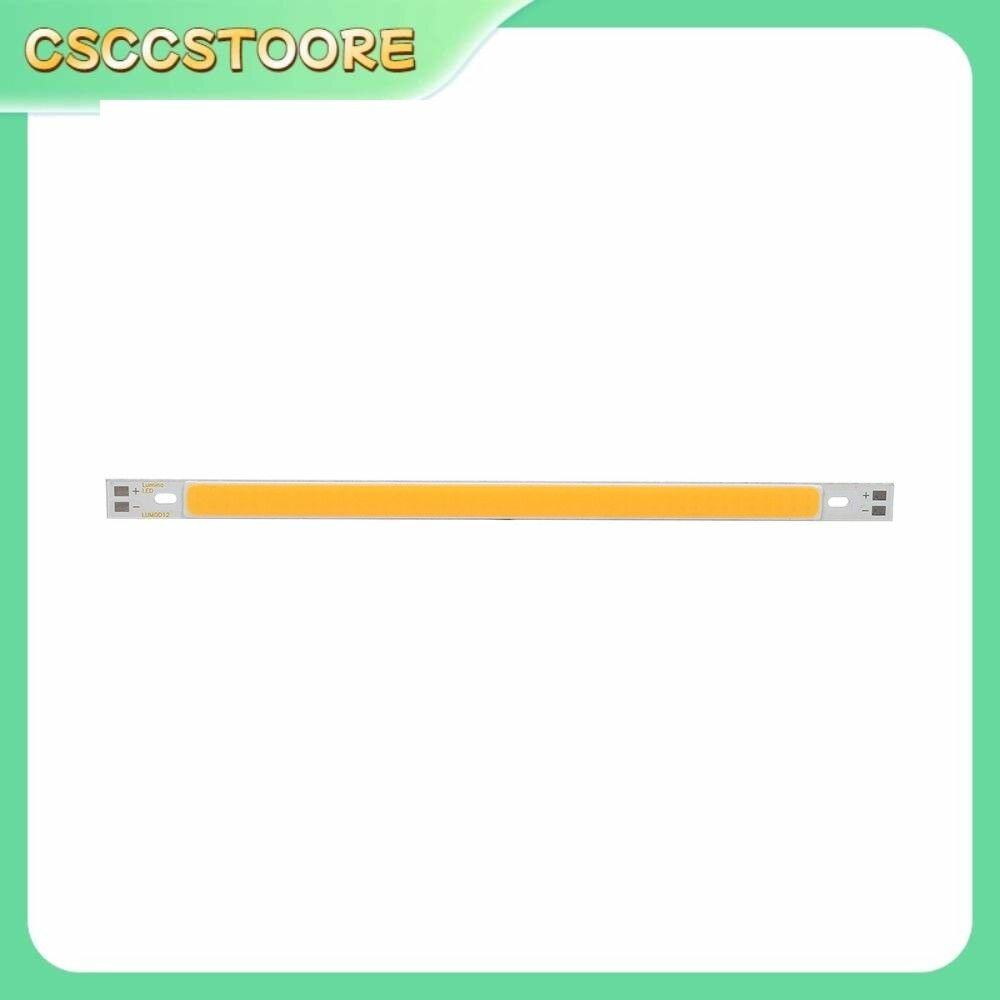 2шт 10Вт COB светодиодные ленты 12-14В 1000ЛМ 200x10 мм теплый белый