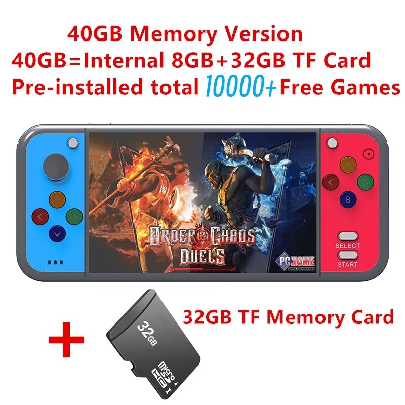 Портативная игровая консоль Haolonggcp 5" 40GB Version (8+32GB)