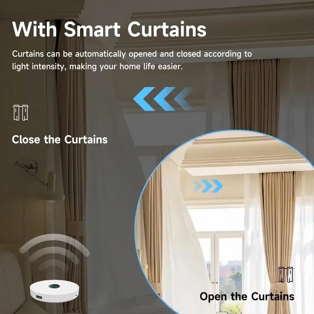 Датчик яркости iHseno Tuya Zigbee, 1PCS (need gateway) — фото 1