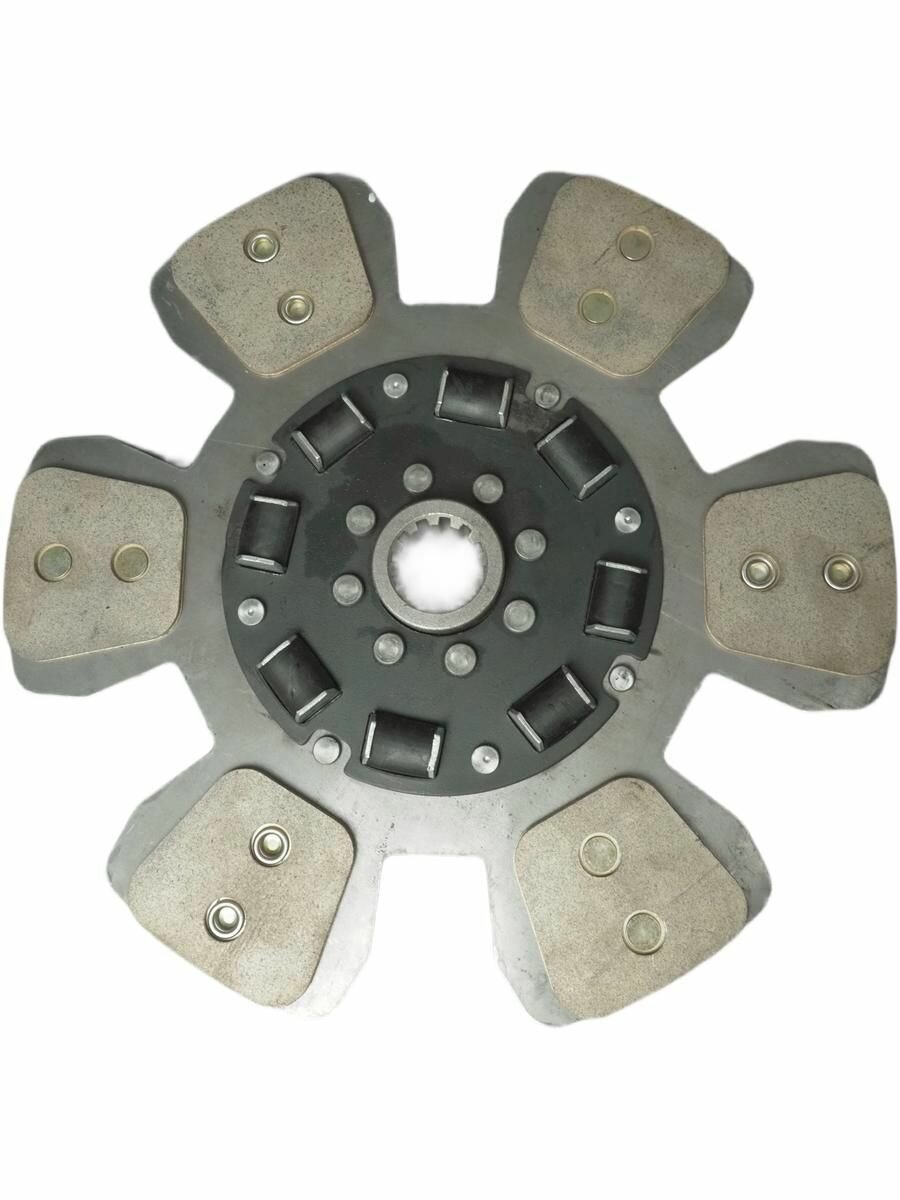 Диск сцепления ведомый МТЗ-80,82/рез. демпфер/металлокерам. накладка/6 лепестков/340 мм/FS/