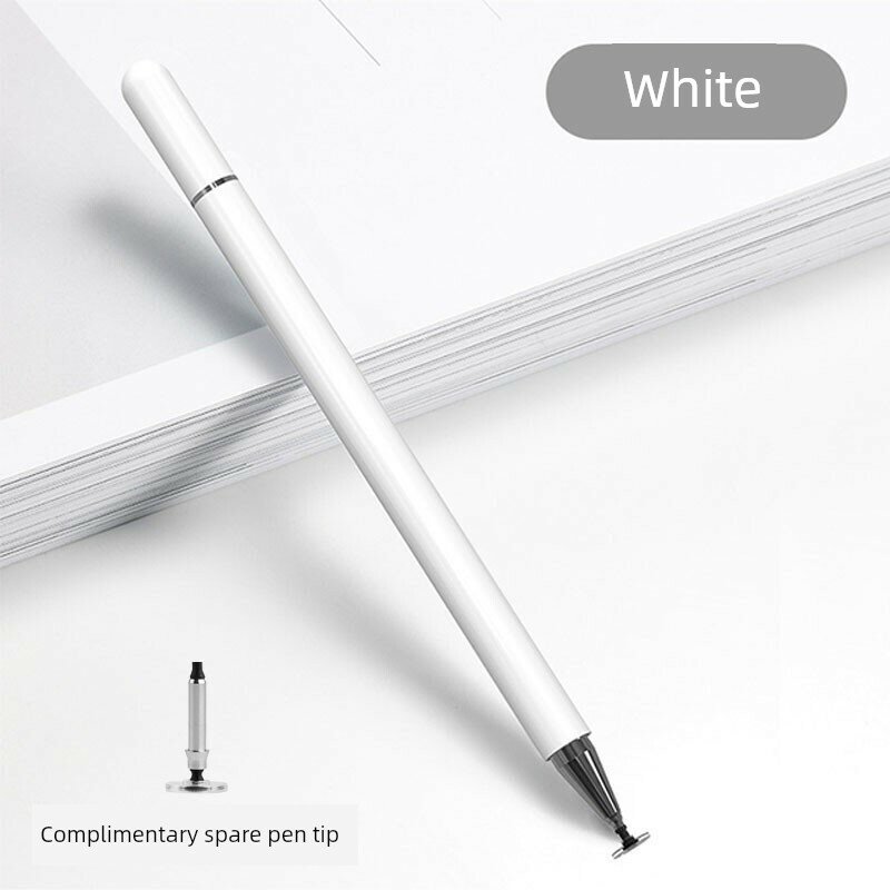 OPPO пассивный универсальный стилус для экранов, белый цвет, с дополнительным наконечником, совместимый с смартфонами и