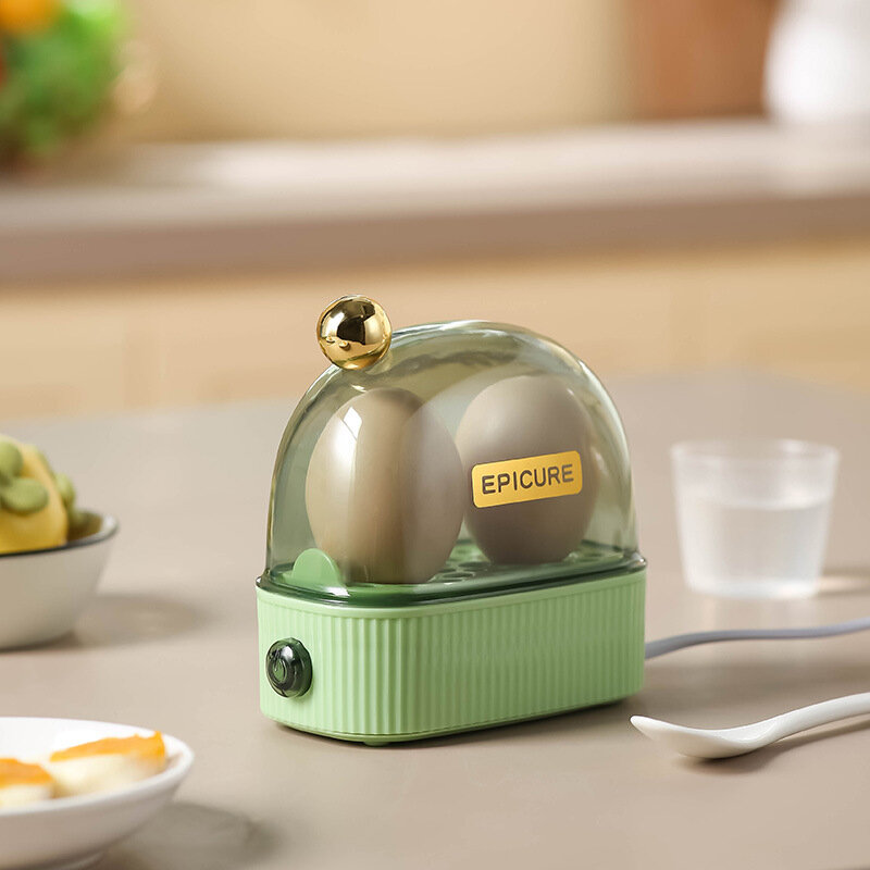 Многофункциональный яйцеварка, мини-пароварка для завтрака, автоматическое отключение, домашняя, для общежития, таймер, маленькая пароварка для яиц, подарок