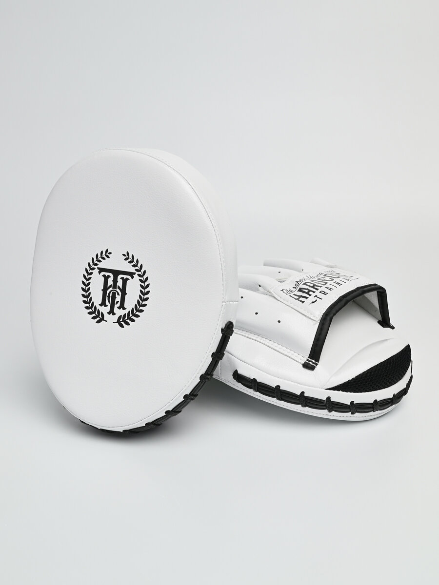 Боксерские лапы Hardcore Training Base White PU для тренеров