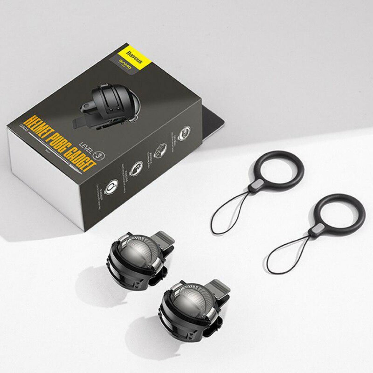 Геймпад-триггеры Baseus Level 3 GMGA03-A02, беспроводной, крепление на смартфон