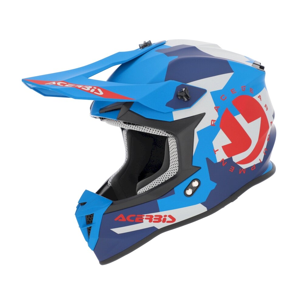 Шлем Acerbis LINEAR 22-06 Blue/Red 2 глянцевый S