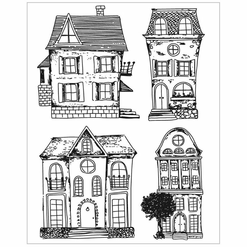 House Silicone Clear Seal Stamp DIY Scrapbooking Embossing Photo Album Decorative Paper Card
