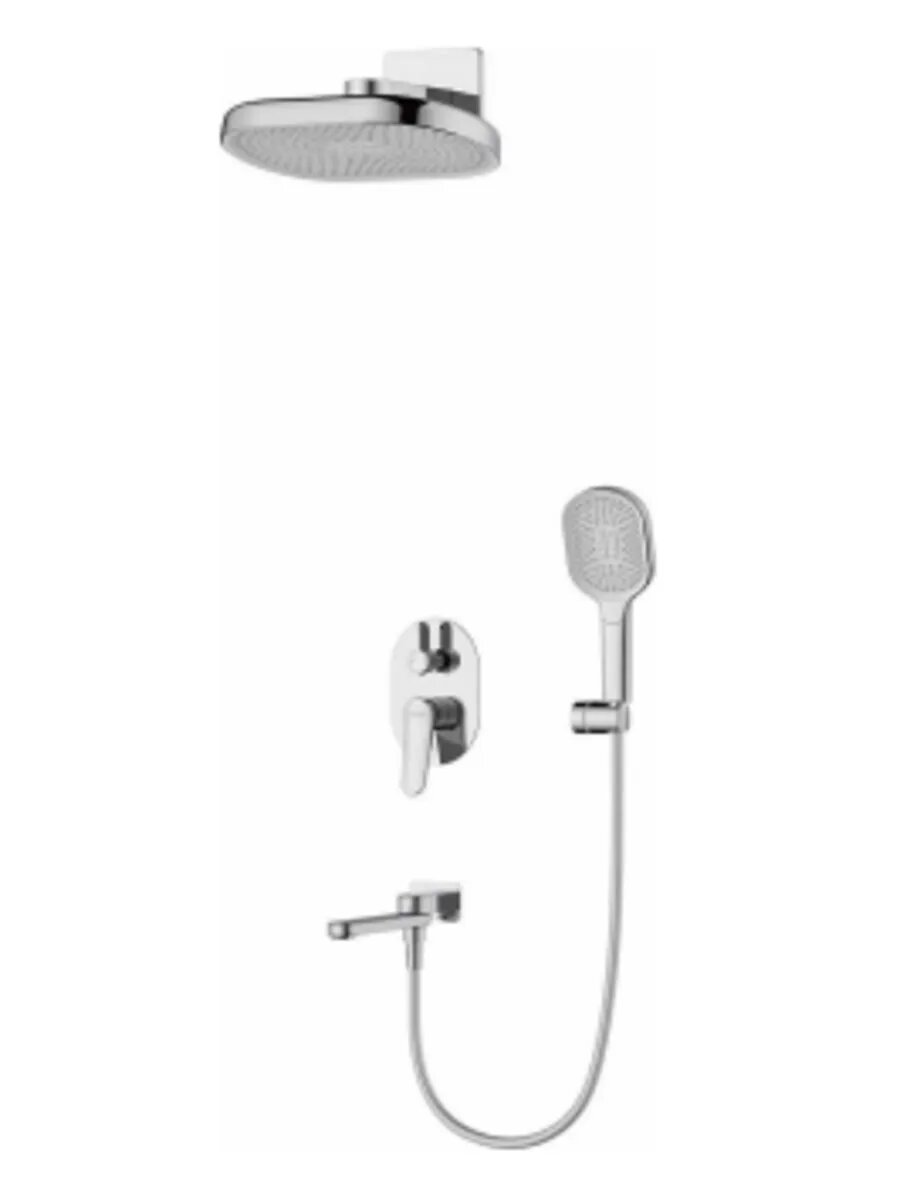 Душевая система скрытого монтажа встраиваемая Gappo G7110