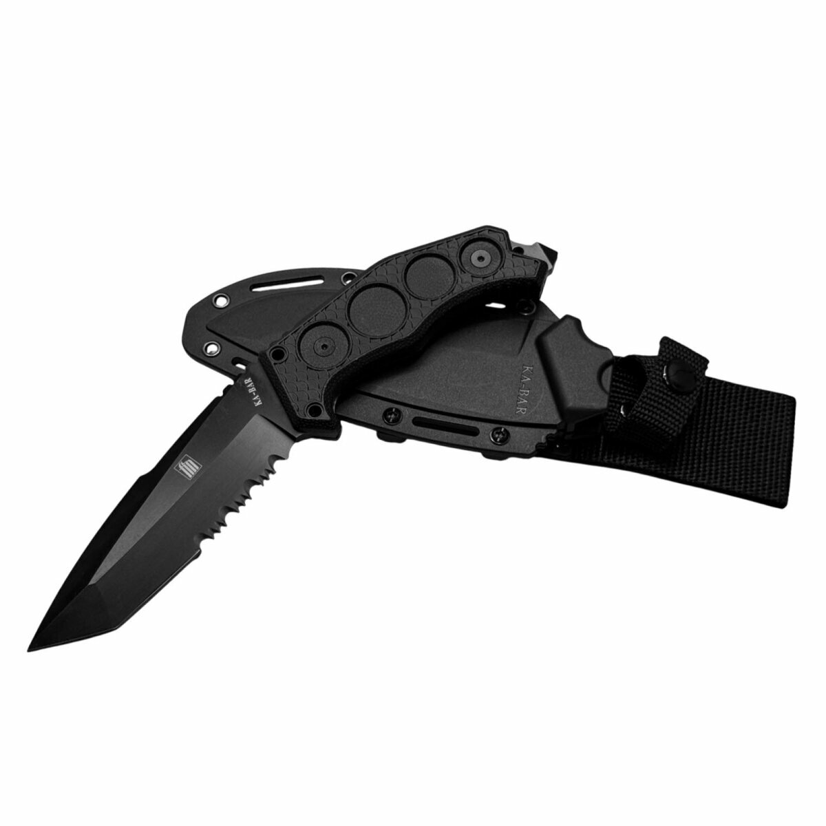 Тактический нож Ka-Bar 5557 FIN Tanto; сталь D2; длина клинка 13 см; общая длина 25 см; ножны Kydex