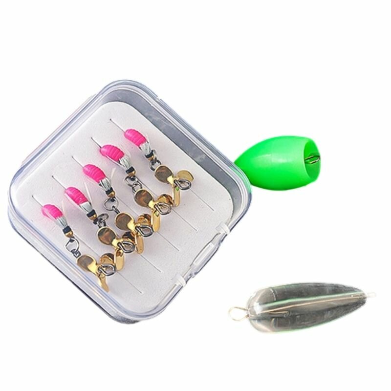 1 коробка крючка для ловли ядовитых комаров и гремучих змей-розовая нимфа № 12