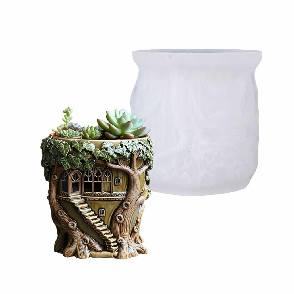 Силиконовая форма для творчества Домик на дереве