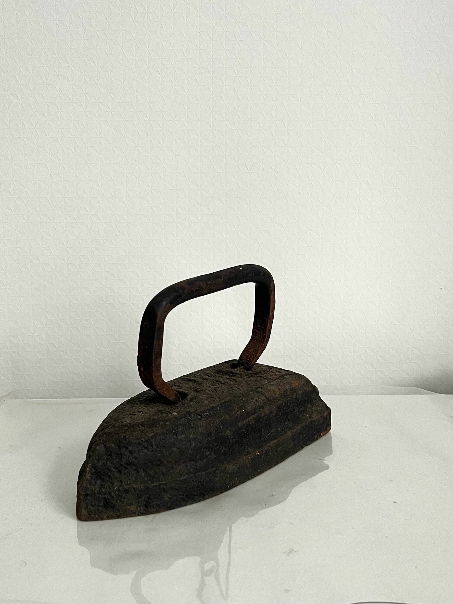 Утюг чугунный! С ручкой, СССР! Тяжелый! Клеймо.