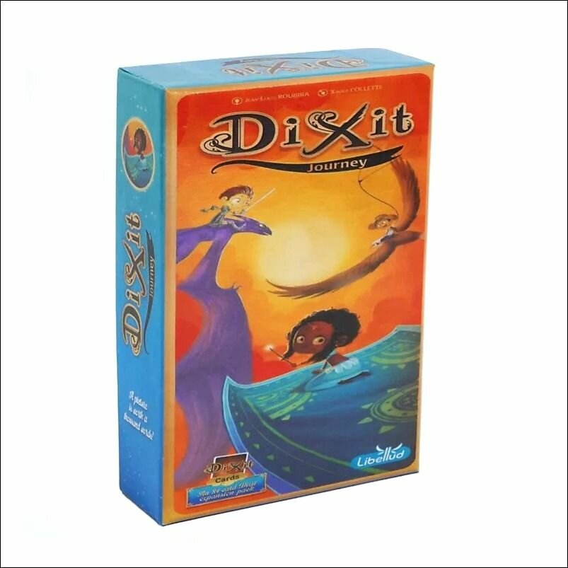 Расширенный пакет Dixit Journey (Диксит) (original English version). Игра на английском.(синий, оранжевый)