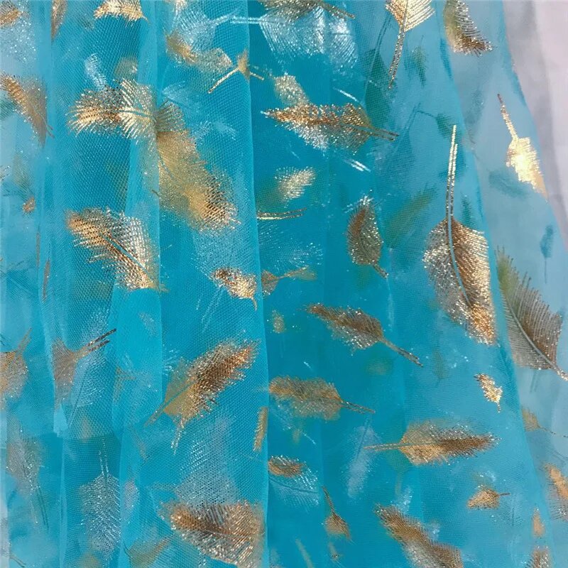 Фольгированная сетчатая ткань Jaggo 100% нейлон 150см Синий