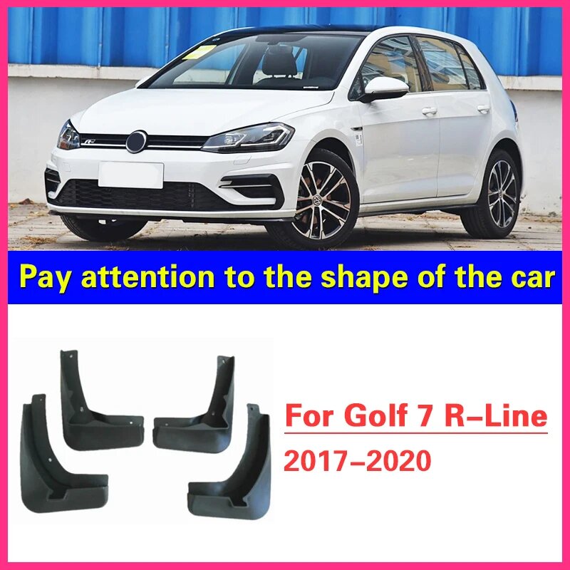 4x для VW Golf MK7 R-Line GTI Variant 2014 ~ 2020 Volkswagenwage брызговики брызговики передние колеса аксессуары для крыльев For Golf 7 R Line