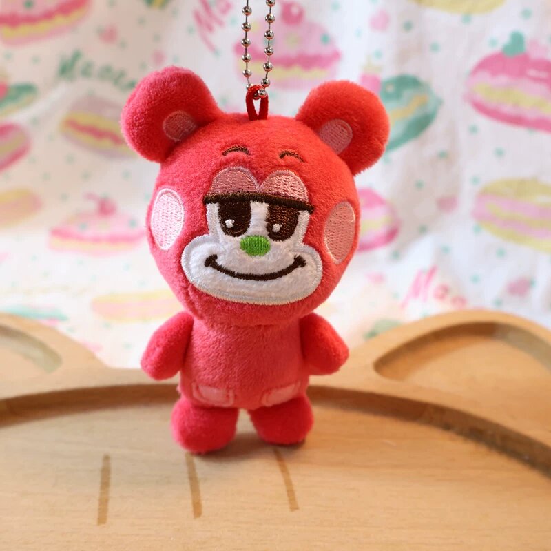 Плюшевый брелок RIIZE Jotaro на подставке, Dragon Stone, Rabbit Cat, Chestnut Button, 8cm шт. в наличии [Каштановая