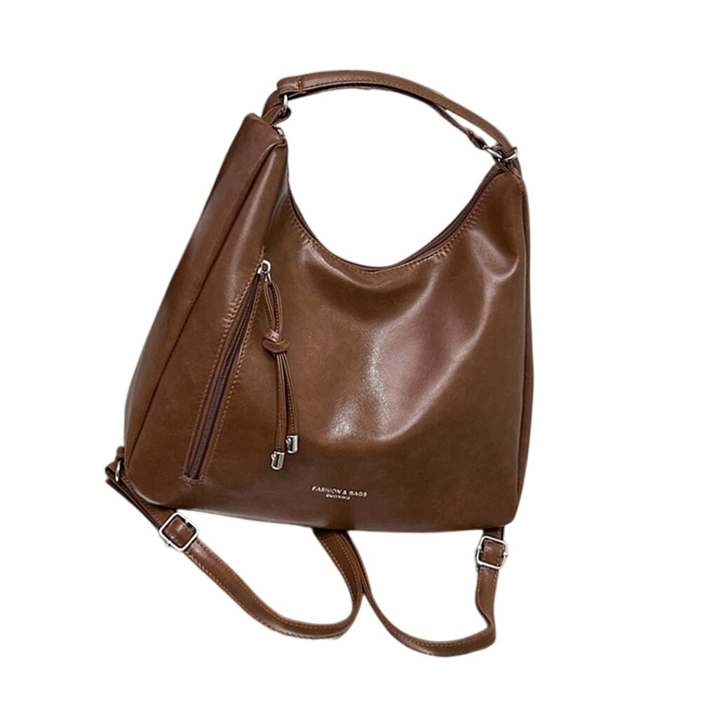 Рюкзаки-портмоне Женские кожаные рюкзаки/Рюкзак-трансформер, Сумка через плечо, Повседневный рюкзак, сумка через плечо, школьный ранец