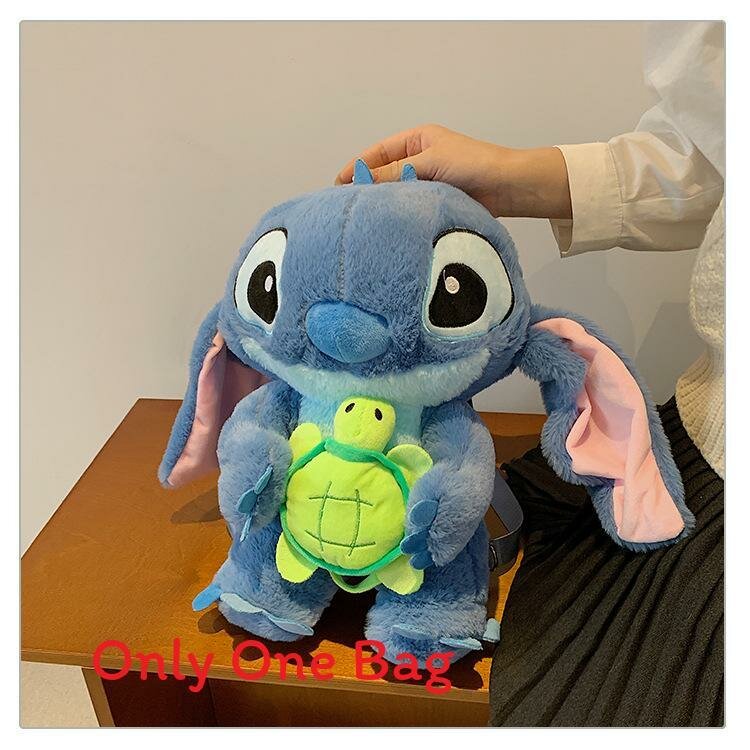 Мягкий мультяшный компактный рюкзак с полиэстеровым интерьером и повседневным стилем для ежедневного использования черепаха