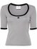 Футболка courreges Holistic Contrast, размер XS, серый