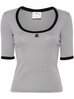 Футболка courreges Holistic Contrast