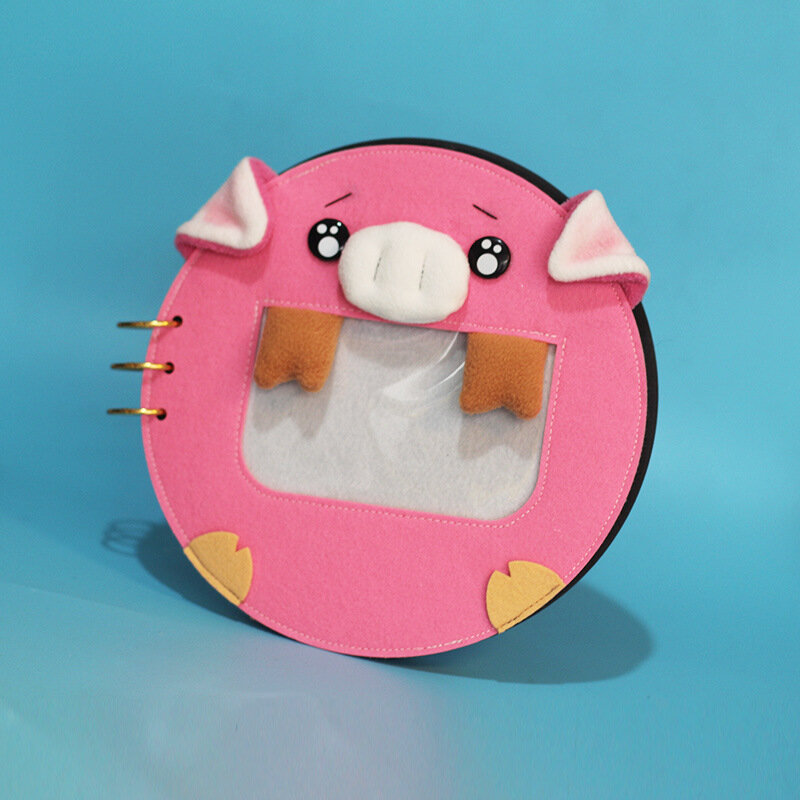 Креативный пухлый зоопарк, милый альбом для записей роста детей, DIY фото круглый альбом, подарок для детского сада