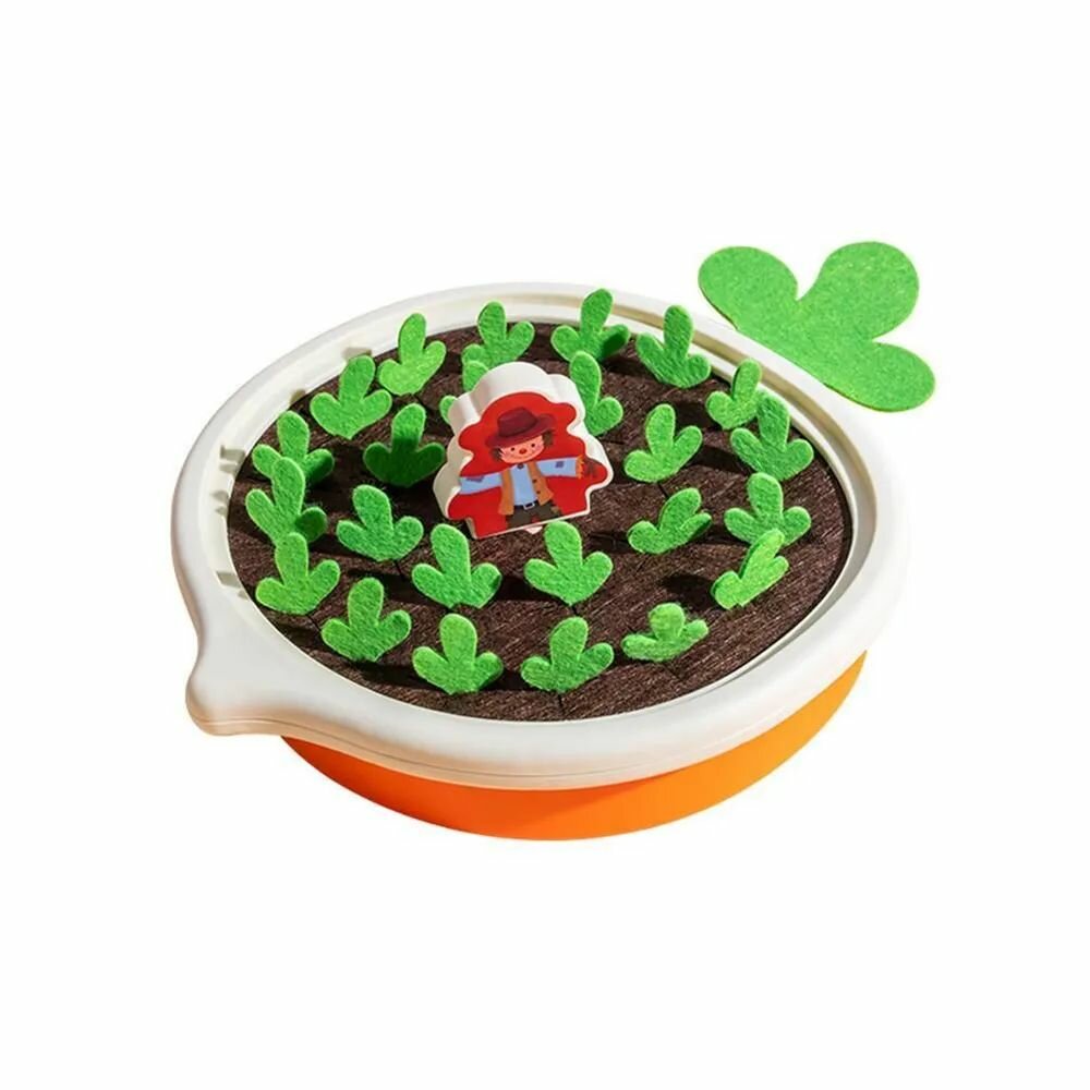 Деревянный Сортер Морковки для малышей Монтессори