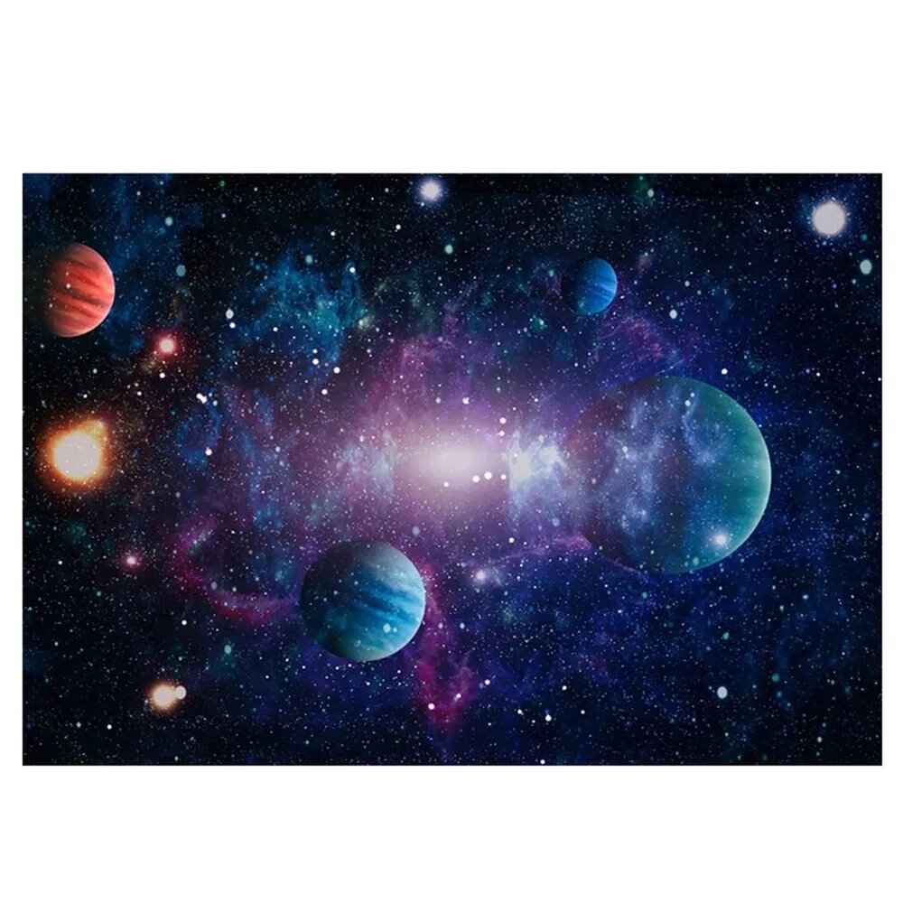 (A F O K)210 см X 150 космическая планета звездная ночь фон для фотосъемки тканевый детский фотопортрет Декор дня рождения, A