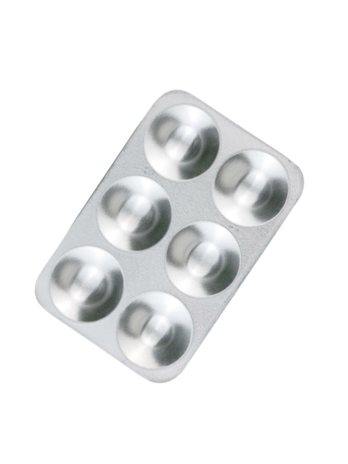 Круглая квадратная металлическая палитра для рисования художника акварелью маслом