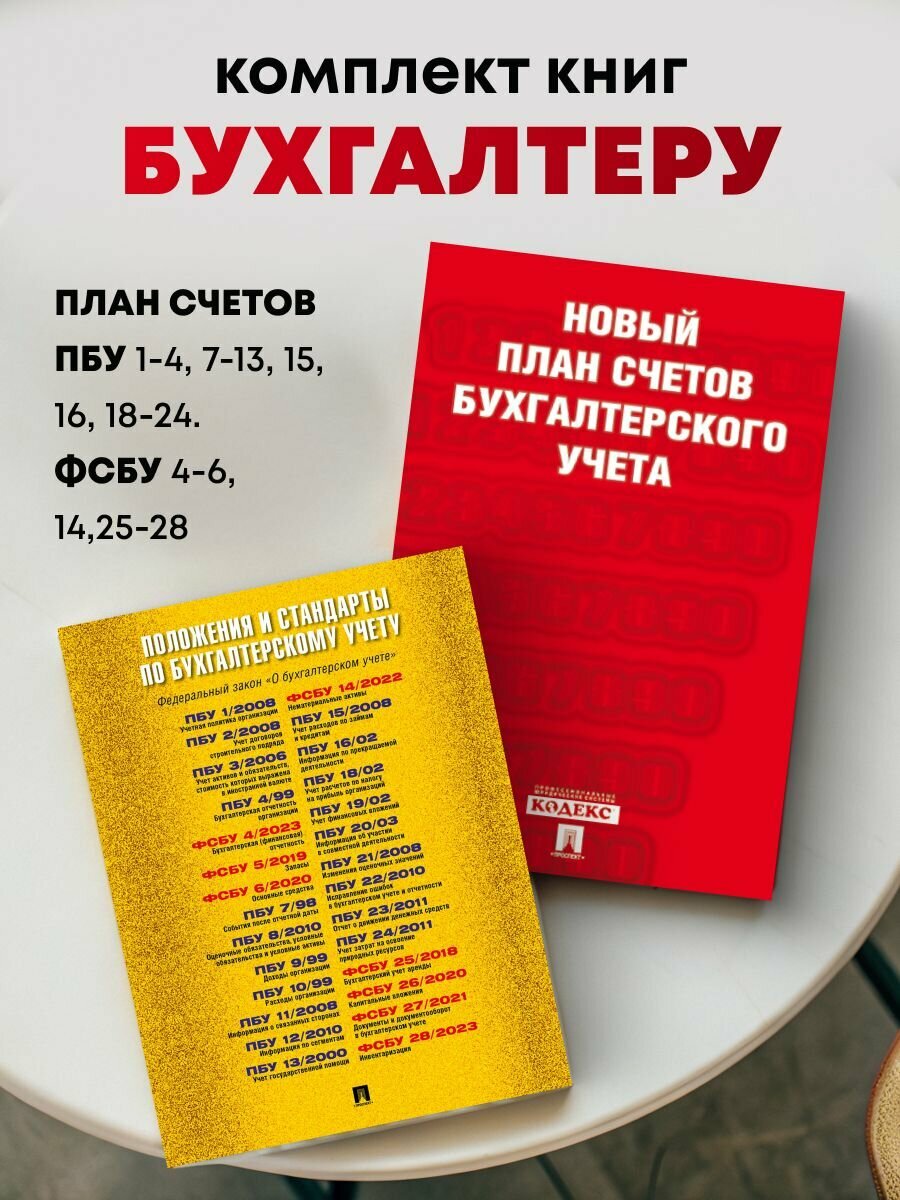 Положения и стандарты + новый план счетов по бухгалтерскому учету. Комплект.