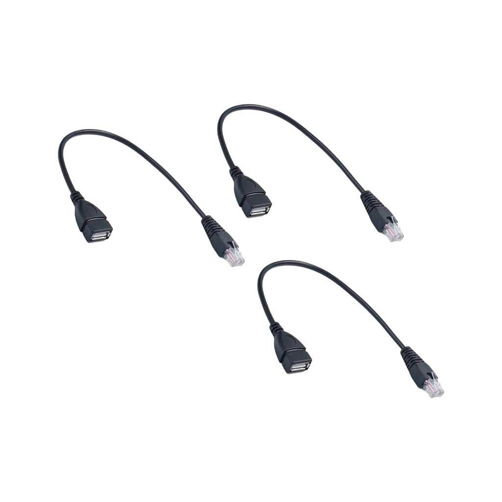 Кабель-адаптер USB-RJ45 Ethernet подключается и воспроизводится для стабильного сетевого подключения