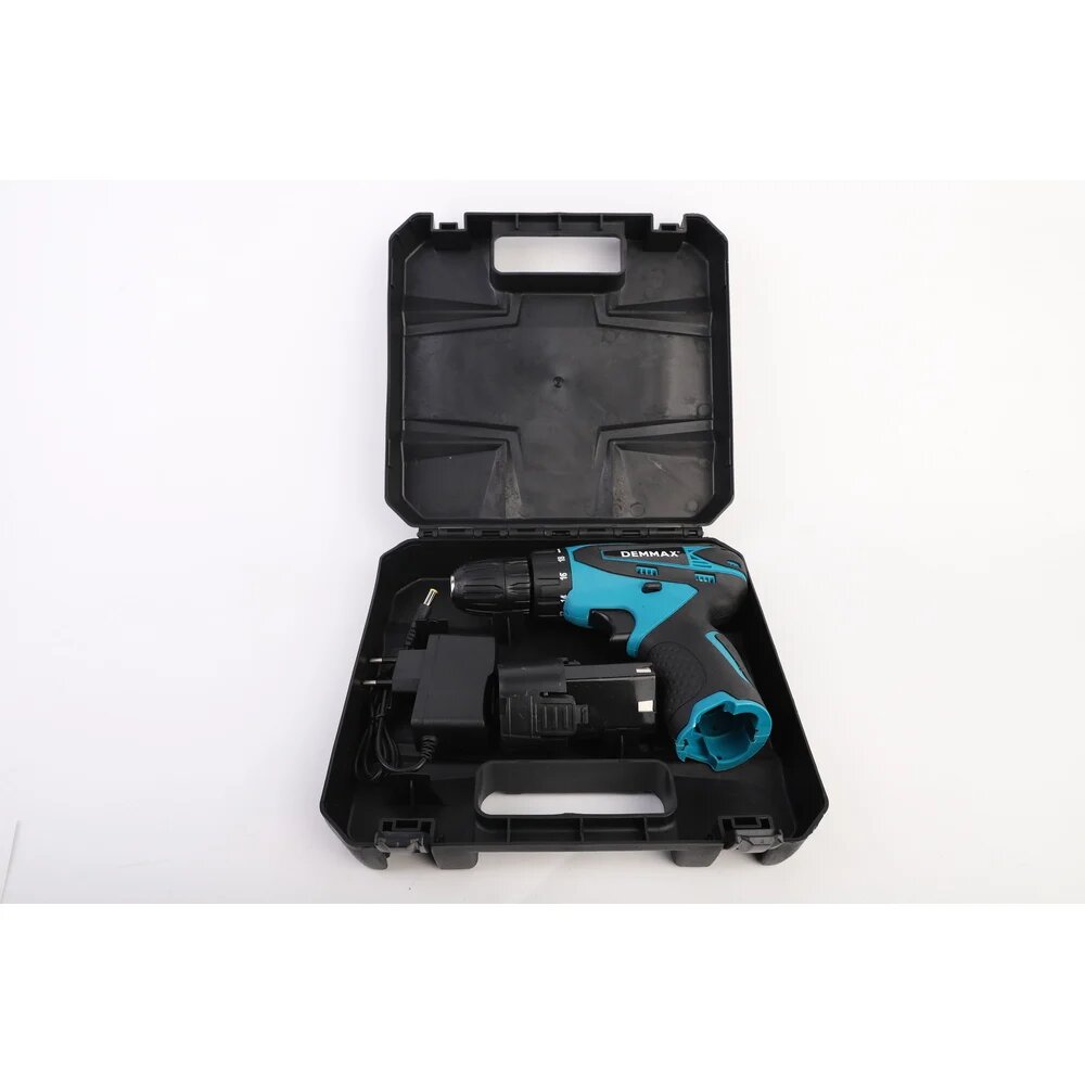 Шуруповерт DEMMAX ESD-010, Li-ion, 12V, 1500mAh, 1300об/мин, в кейсе