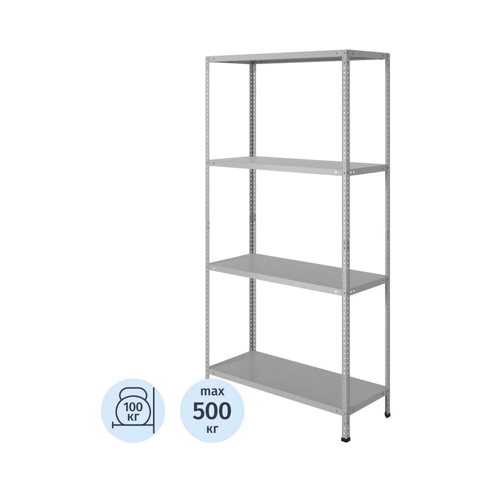 Стеллаж металлический COBALT Shelf MS180KD/80x40/4 2231531
