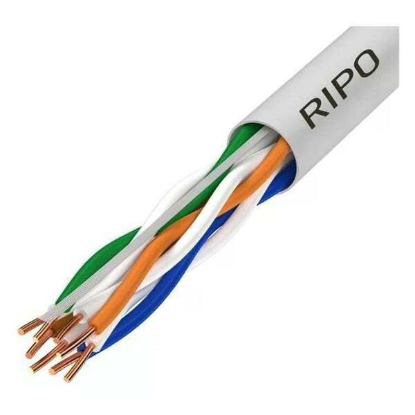 Кабель для компьютера RIPO витая пара LAN FTP4 CAT5E 24AWG CCA 305 м