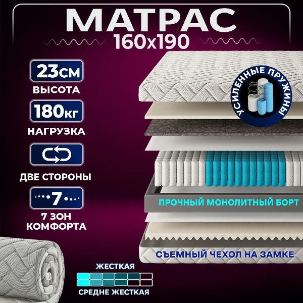 Матрас Ami Карбон 160х190 (скрутка)