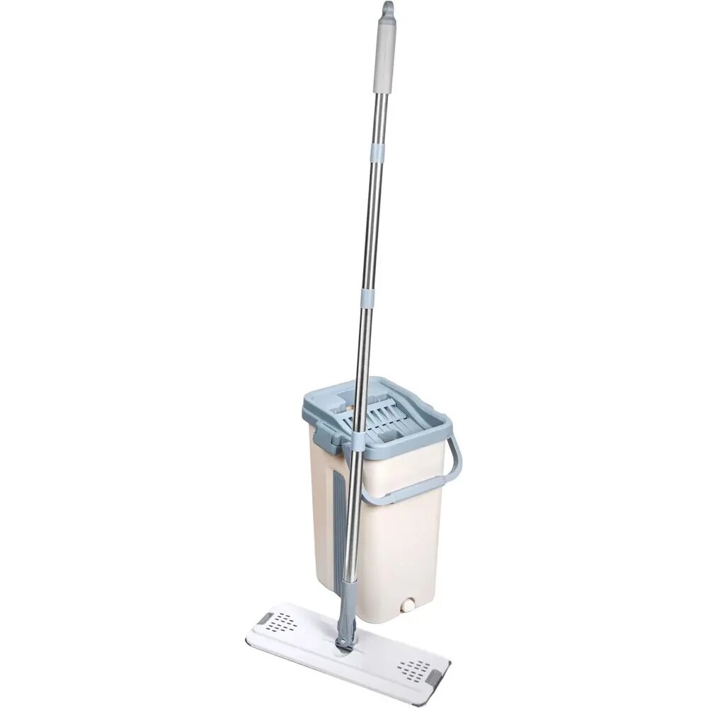 Швабра с отжимным ведром PERFECTO LINEA Scratch Anet, бежевая 43-022024