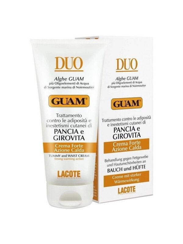 Guam Крем для живота и талии с разогревающим эффектом Trattamento Contro, 150 мл