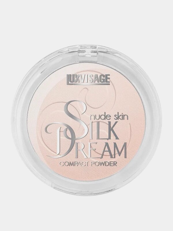 Пудра компактная LUXVISAGE Silk Dream nude skin, тон 01, 10г