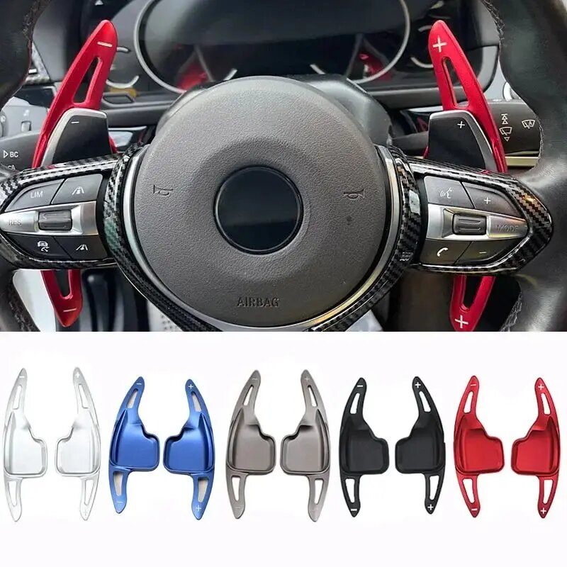 Пара алюминиевых подрулевых лепестков для BMW F30 F31 F32 F10 F20 F22 F15 F16 GT Z4 X1 X3 X4 X5 X6