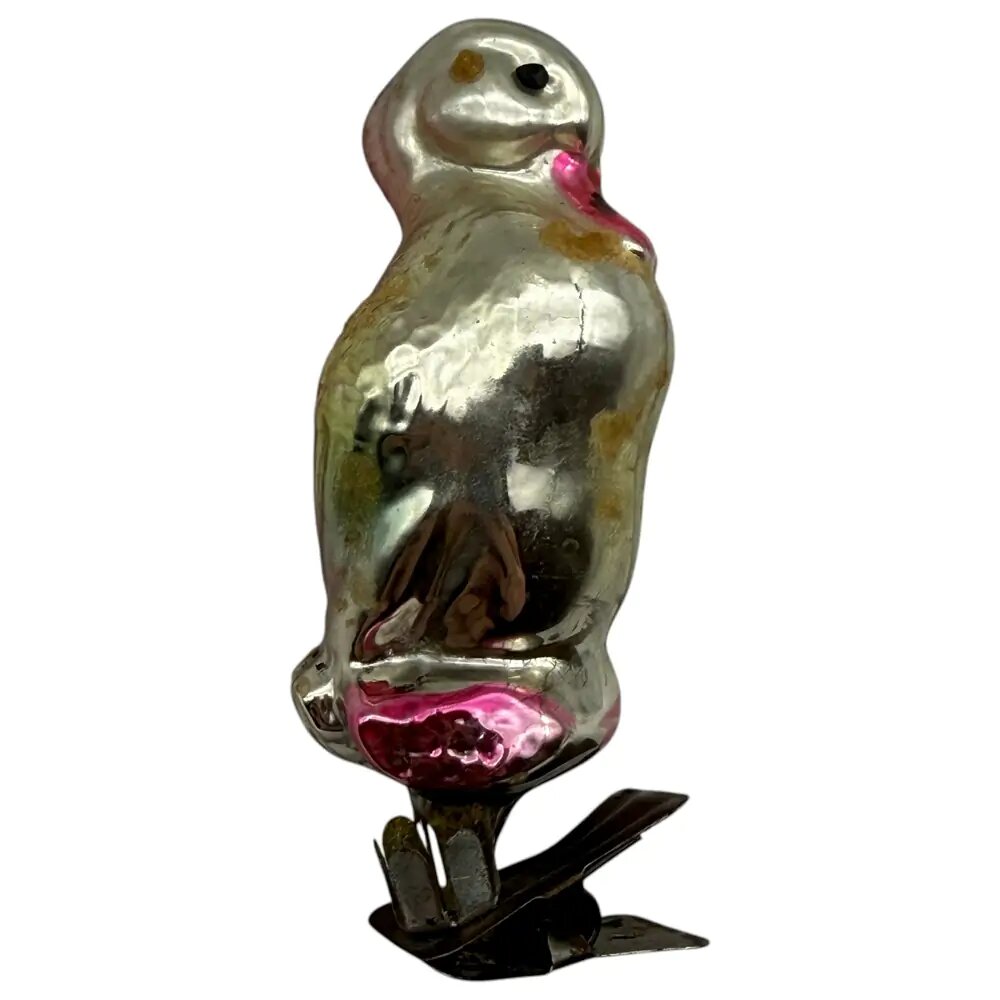 Игрушка ёлочная "Серая Шейка" на прищепке, 9 см, 1950-1960 гг, Москва, СССР