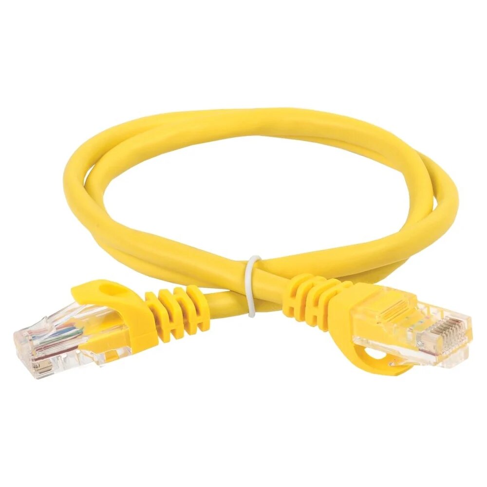 Шнур коммутационный кат.5е utp 10м желтый GENERICA PC05-C5EU-10M-G