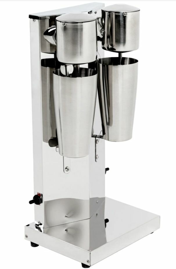Двойной миксер для молочных коктейлей GASTRORAG HBL-018 профессиональный милкшейкер с двумя стаканами, 0,3 кВт, 2 скорости